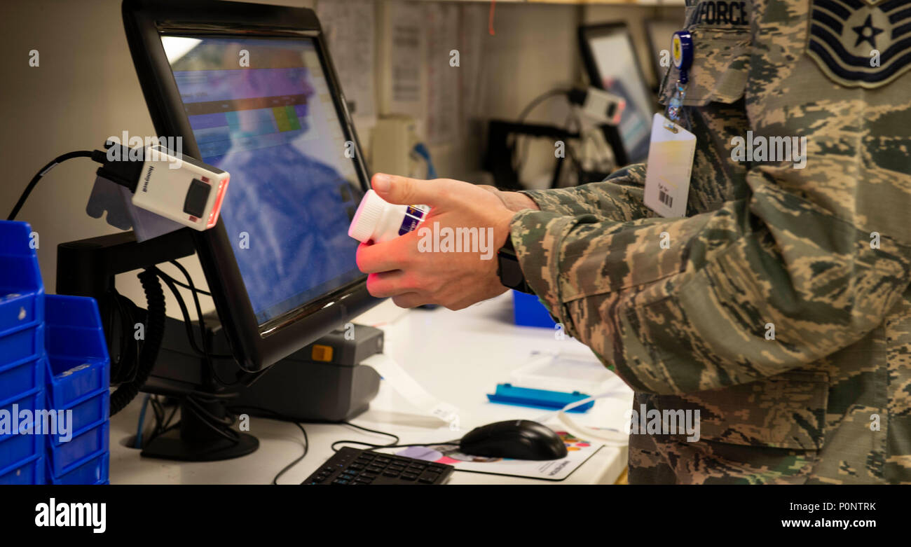 U.S. Air Force Tech Sgt. Ryan Marr, 18th Medical Group pharmacy ...