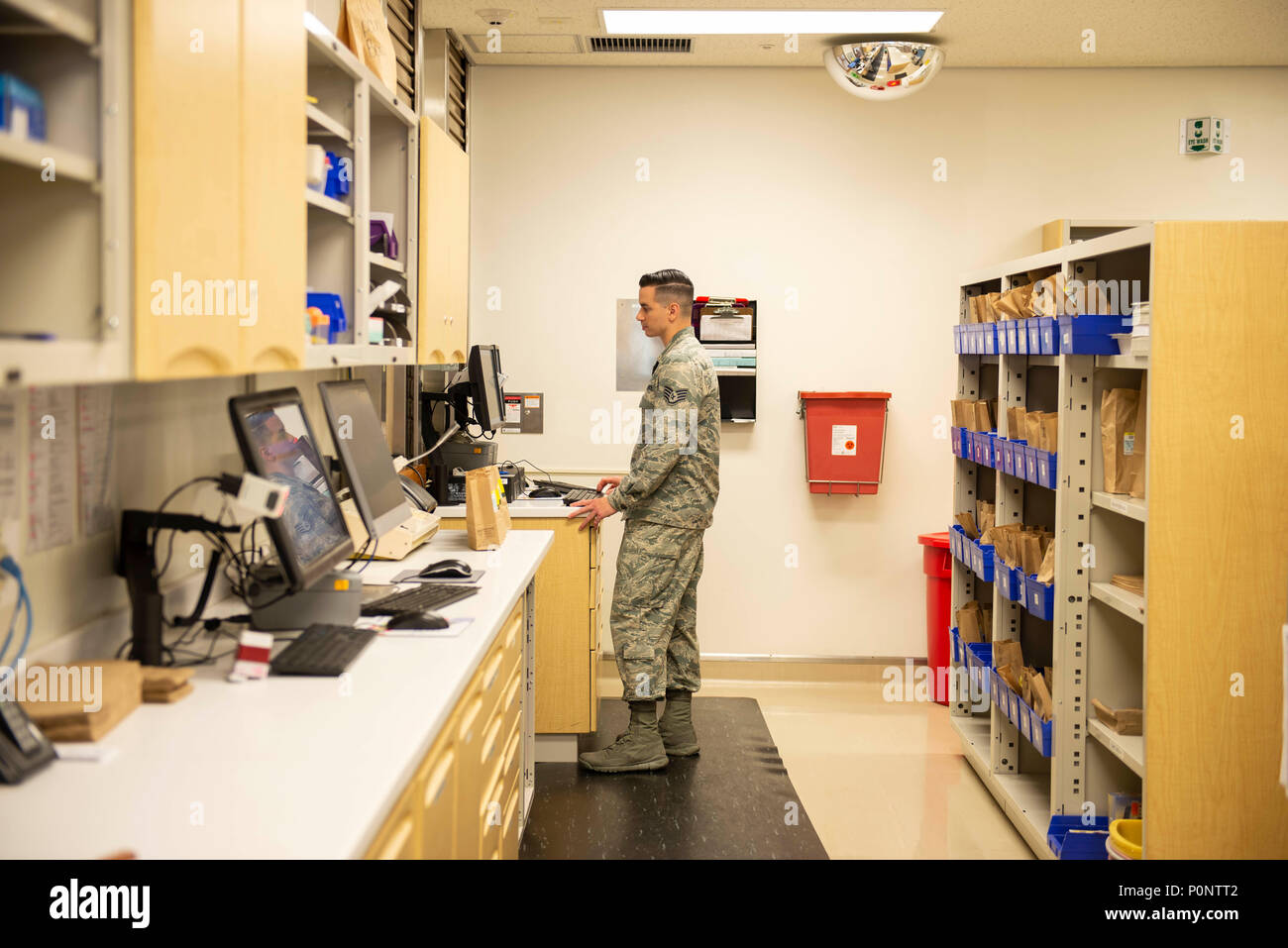 U.S. Air Force Staff Sgt. Nicholas Petrelis, 18th Medical Group ...