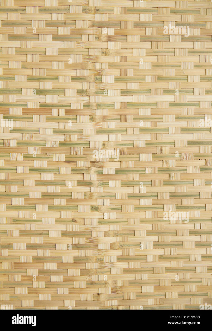 Bamboo basket weave pattern Stock Photo - Alamy