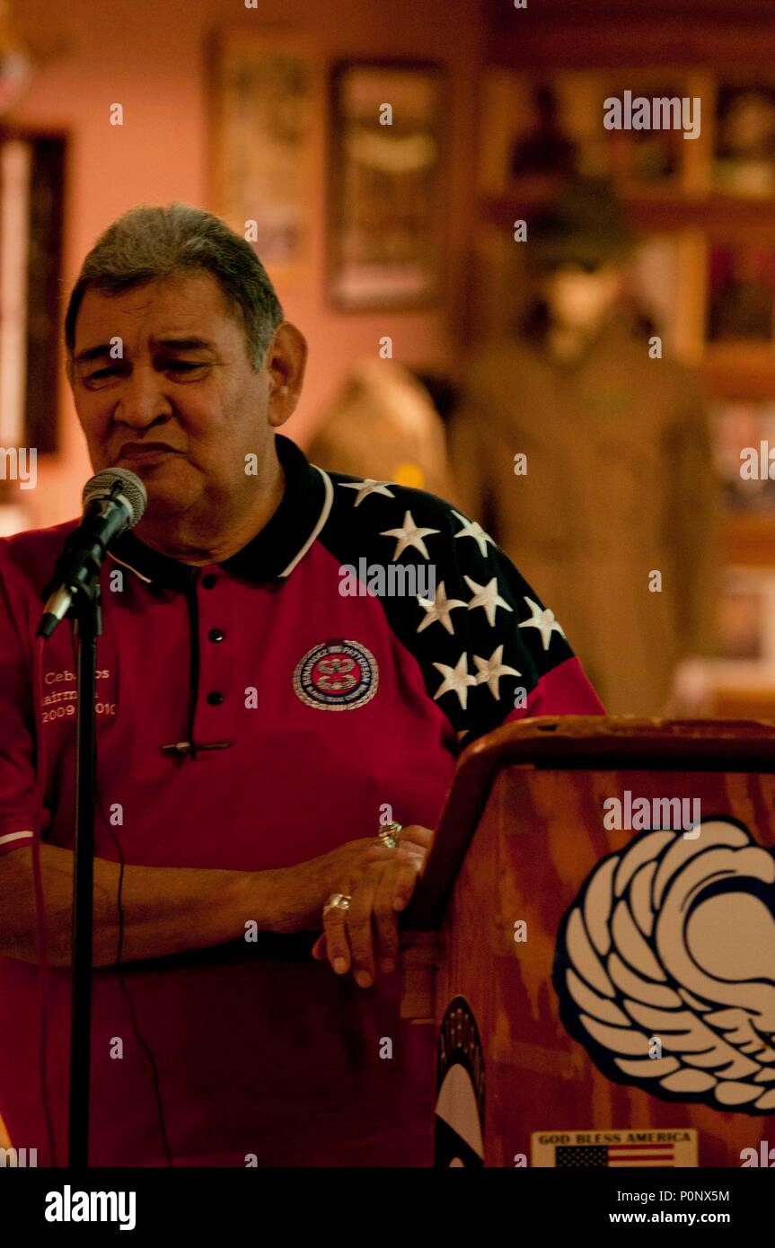 Public Information Officer John Ceballos gives remarks honoring World ...