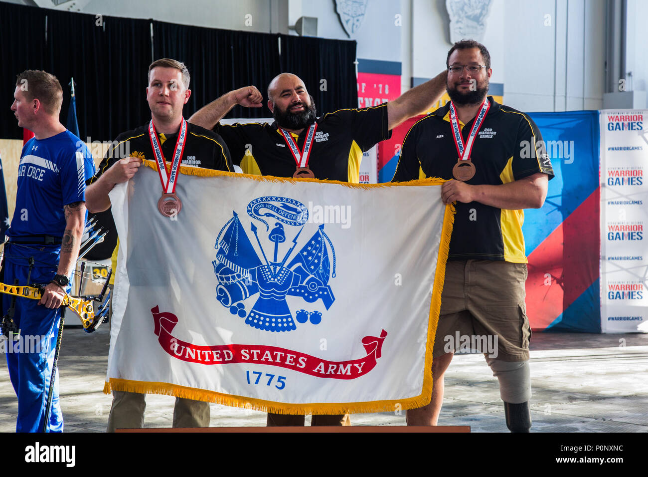 (left to right) U.S. Army Sgt. Arron Averre, Sgt. David Crook, and ...