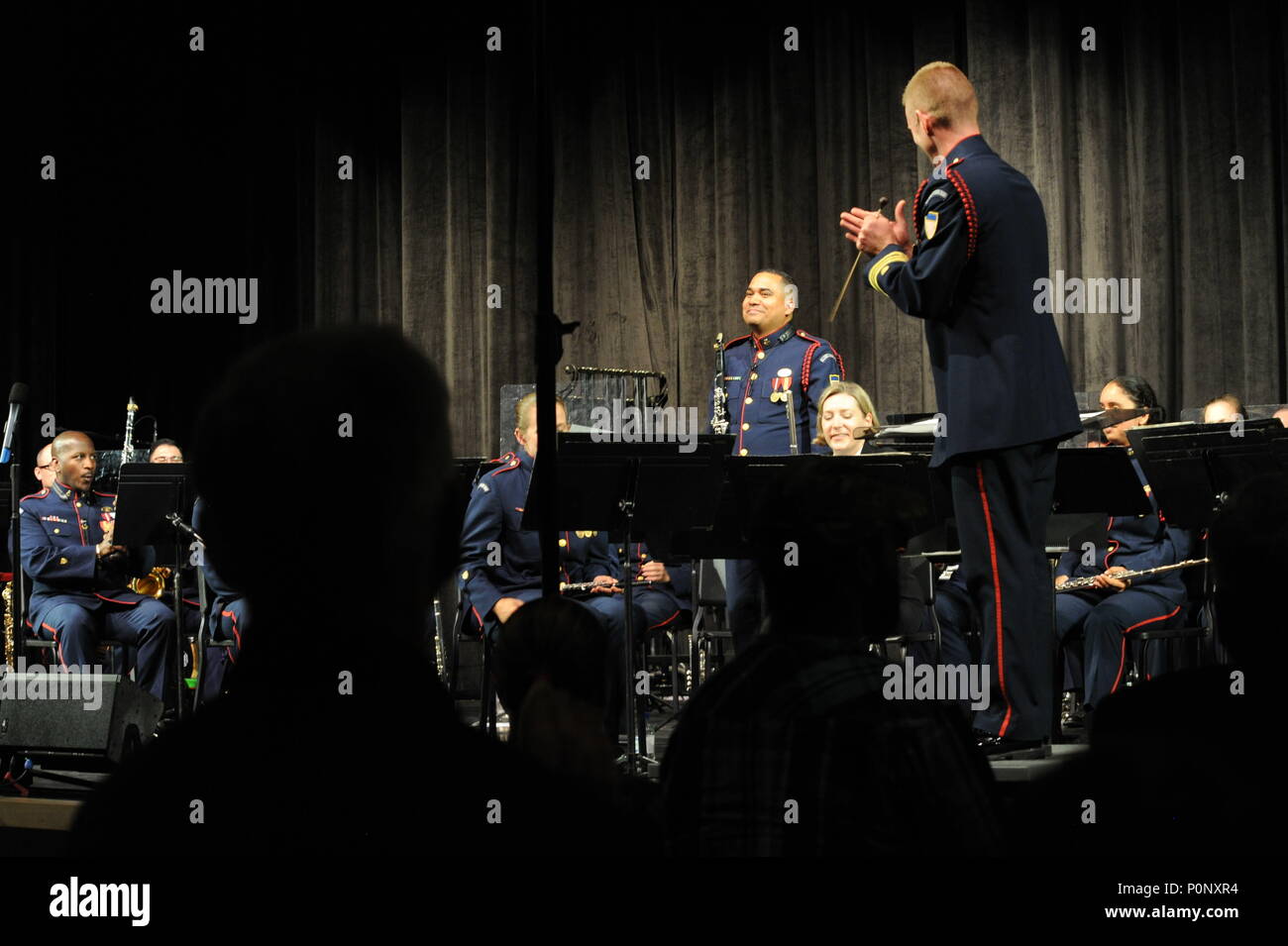 Coast Guard Band Director Lt. Cmdr. Adam Williamson recognizes Musician ...