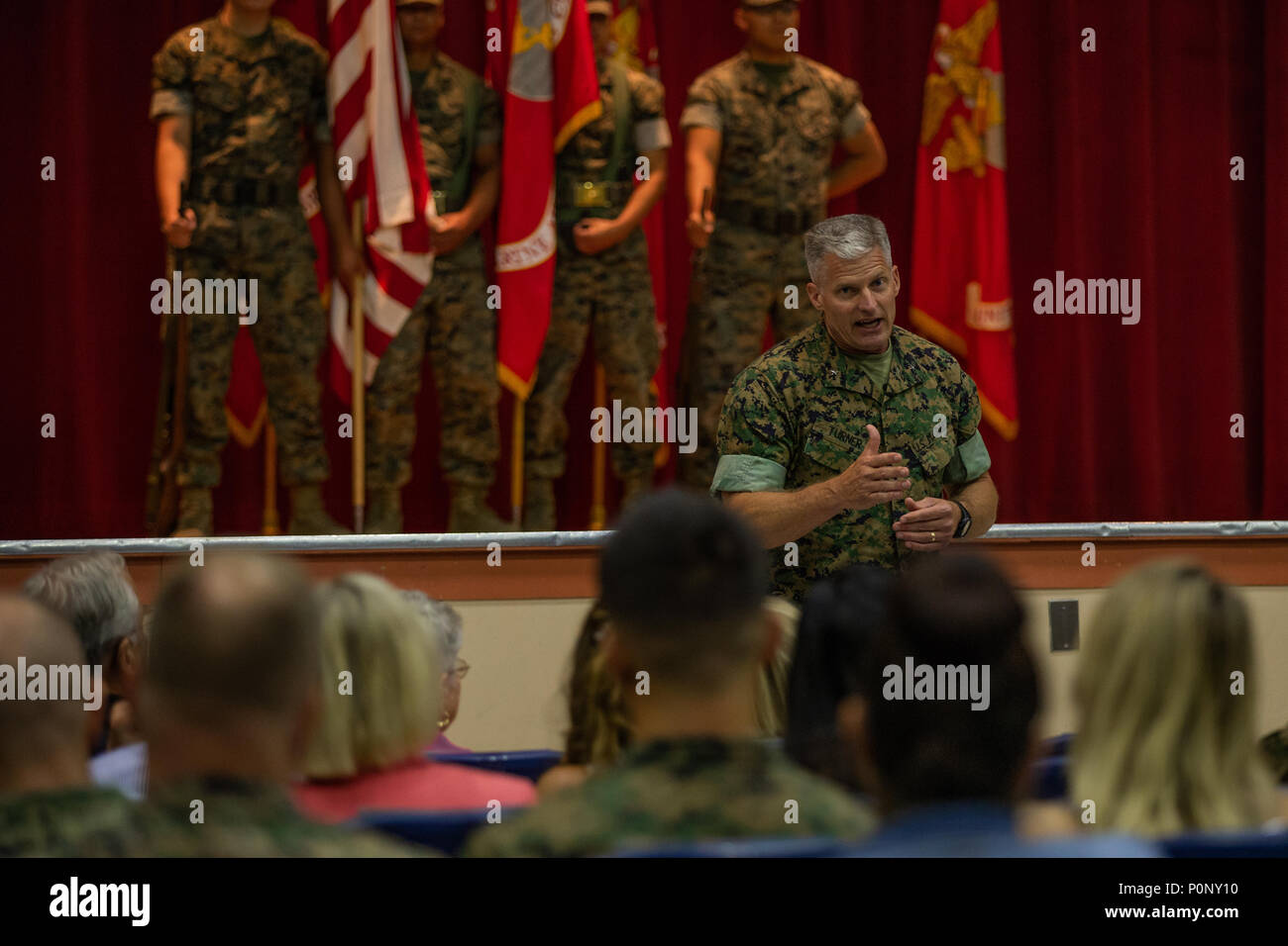 Brig. Gen. Roger Turner, on-coming commanding general, Marine Corps Air ...