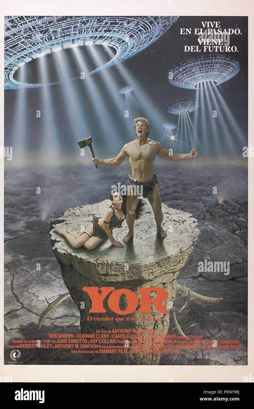 Original Film Title: YOR, THE HUNTER FROM THE FUTURE. English Title ...