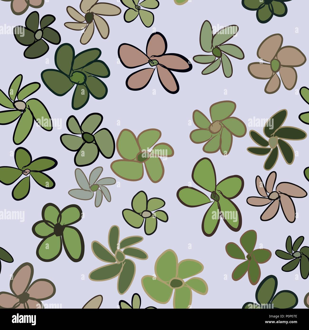 Seamless illustrations of flower. Good for web page, wallpaper, graphic ...