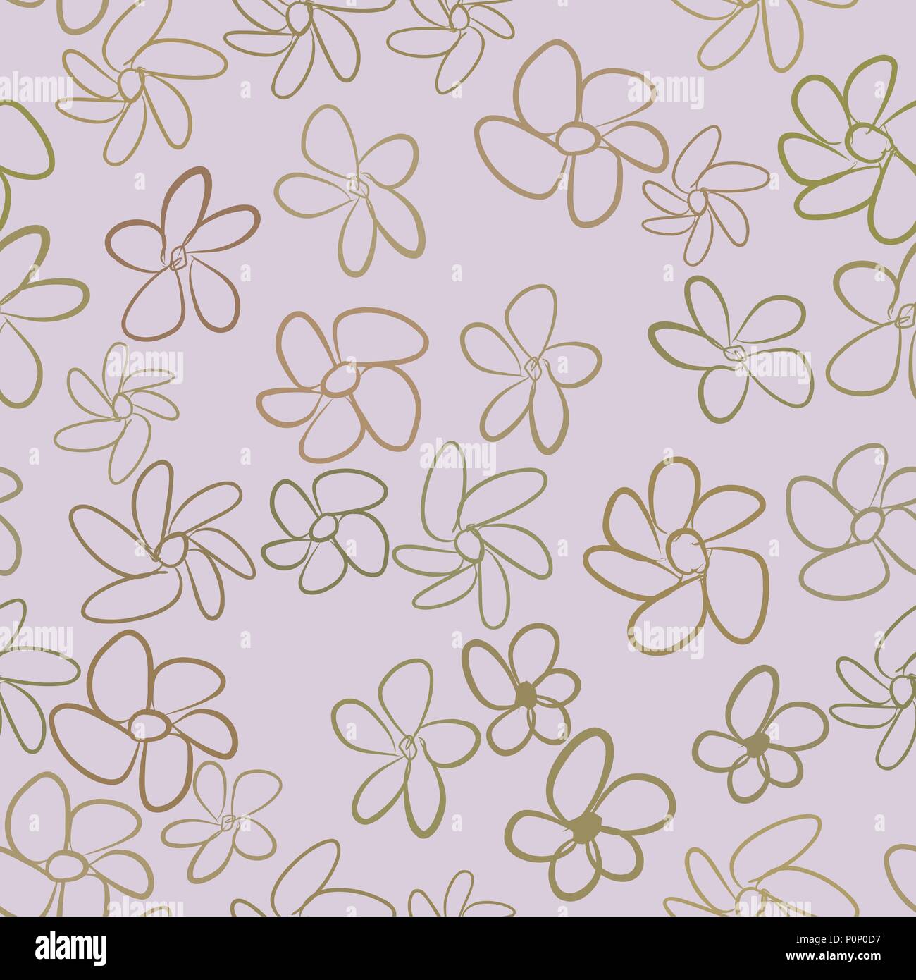 Seamless illustrations of flower. Good for web page, wallpaper, graphic ...