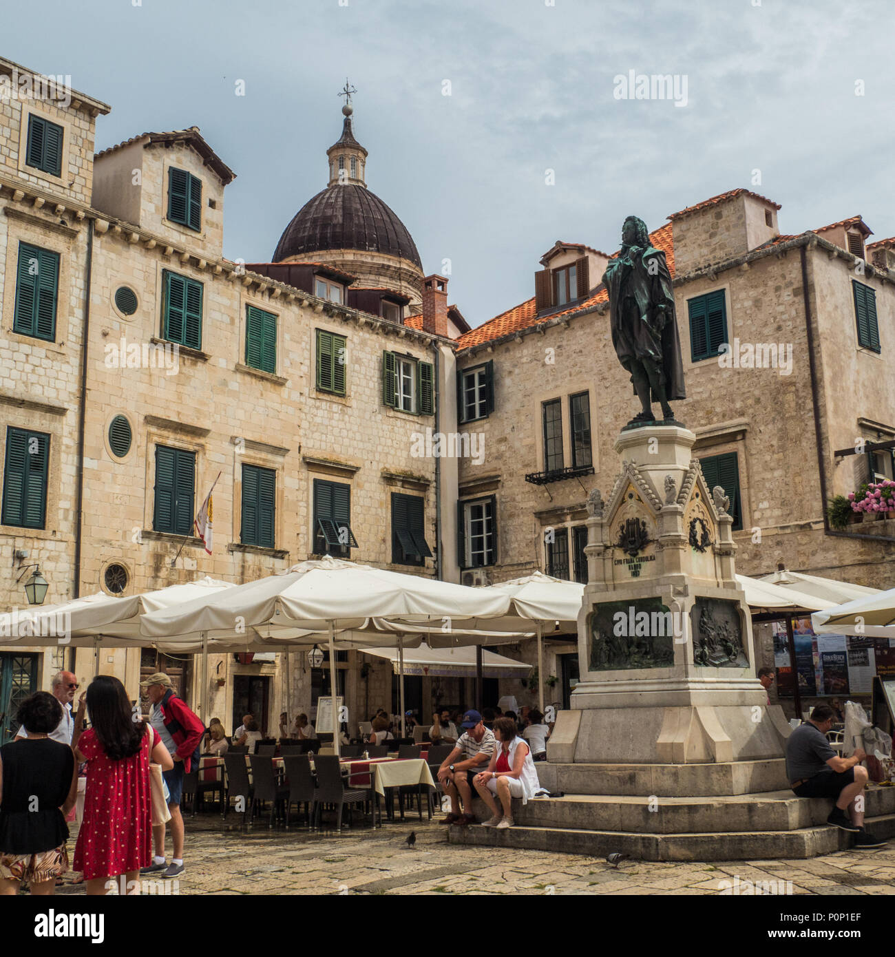 Statue poet ivan gundulic in hi-res stock photography and images - Alamy