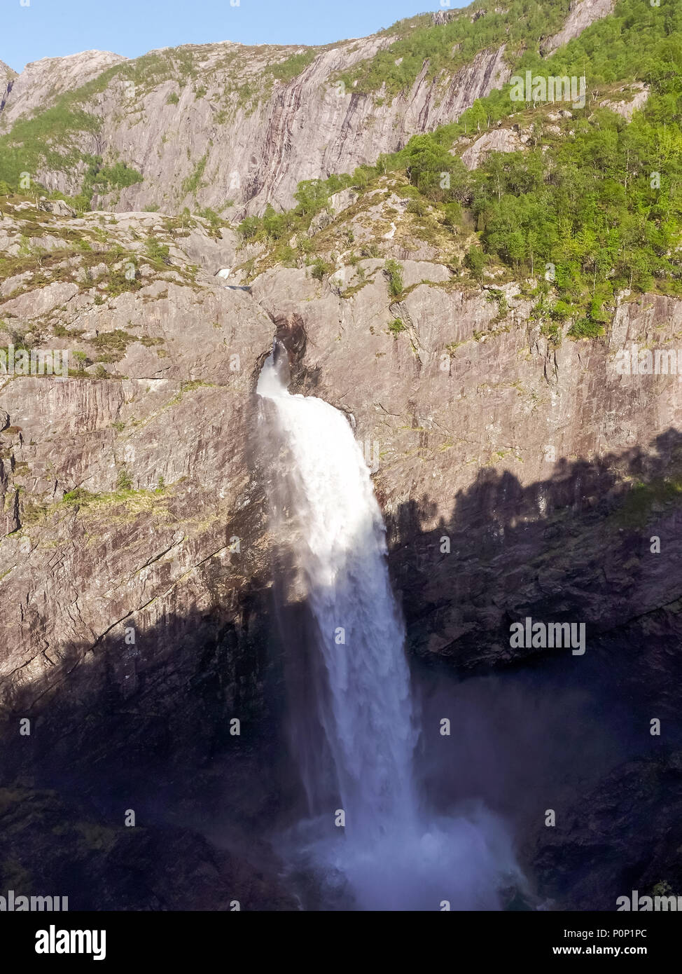 Manafossen waterfall hi-res stock photography and images - Alamy