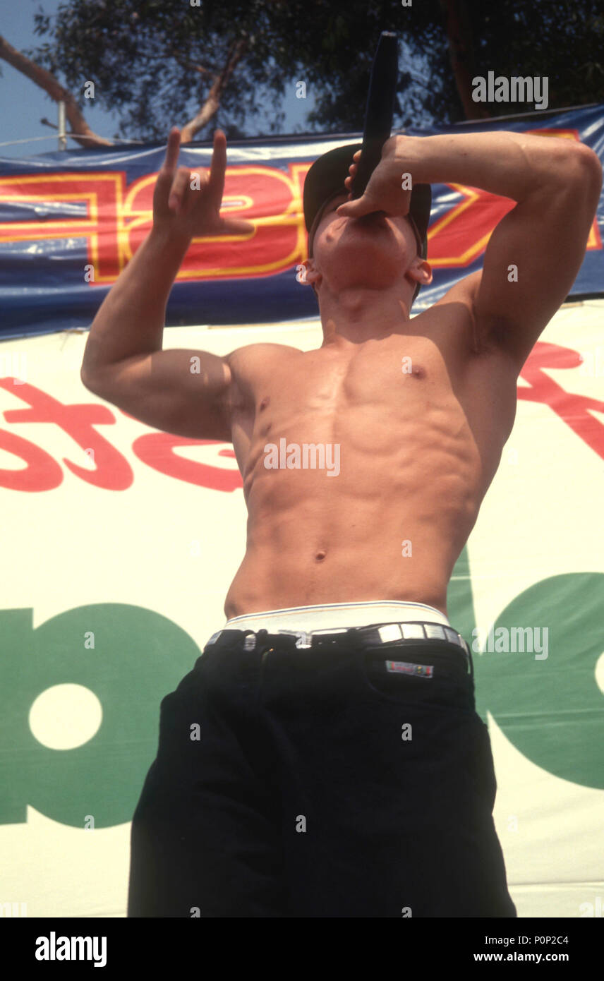 EAST LOS ANGELES, CA - SEPTEMBER 15: Singer/rapper Mark Wahlberg, aka ...