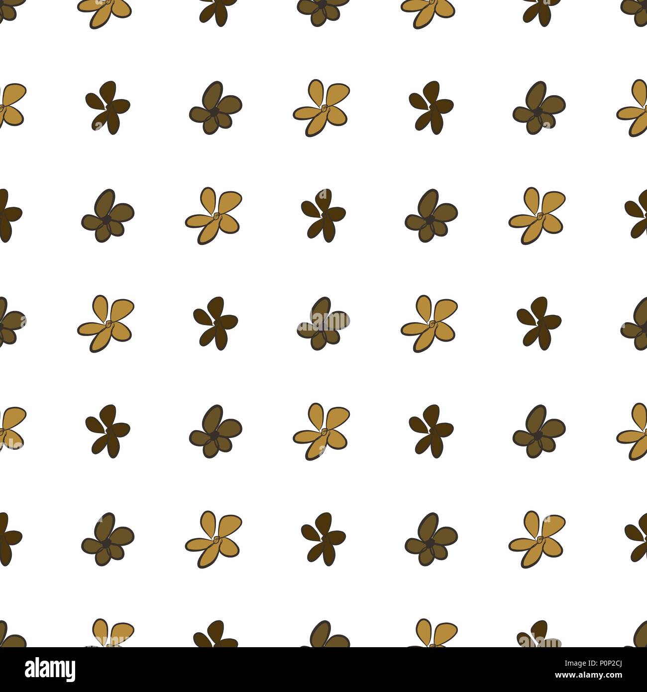 Seamless illustrations of flower. Good for web page, wallpaper, graphic ...