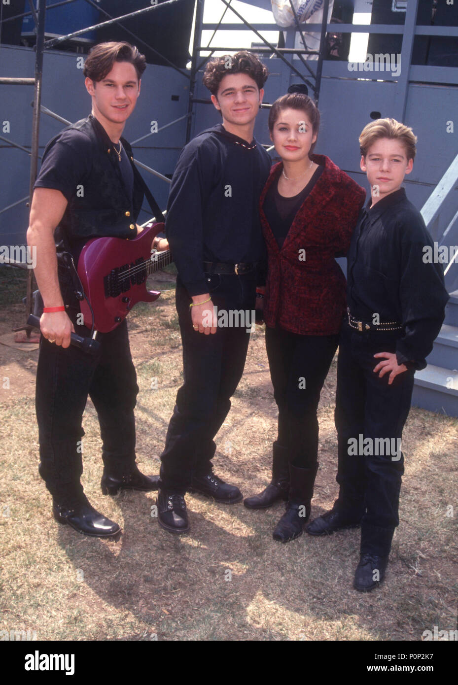 EAST LOS ANGELES, CA - SEPTEMBER 15: (L-R) Musicians/singers Drew ...