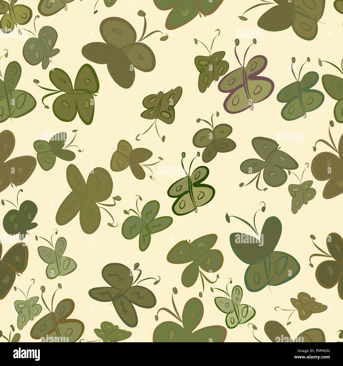 Seamless illustrations of butterfly. Good for web page, wallpaper ...