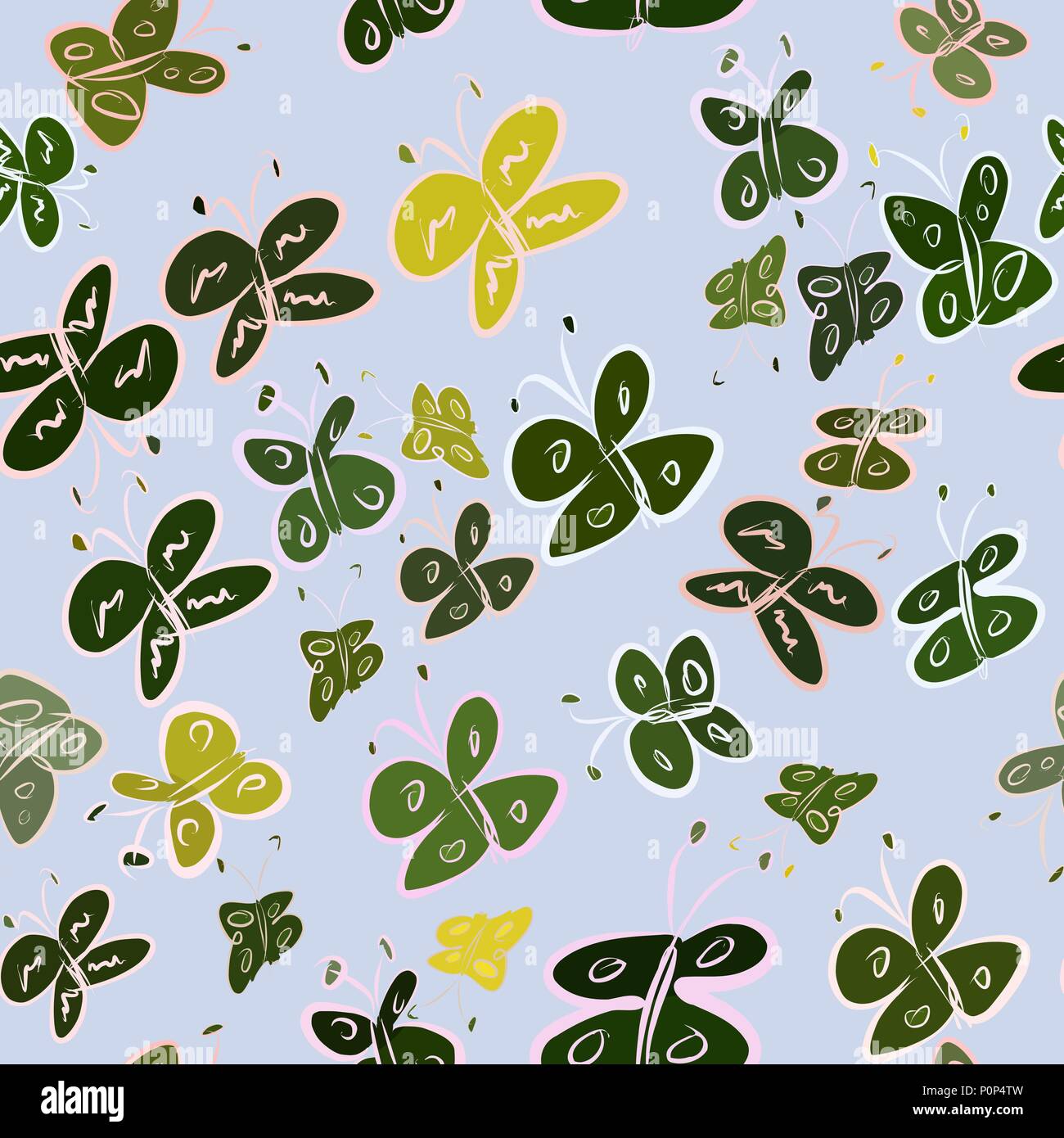 Seamless illustrations of butterfly. Good for web page, wallpaper ...