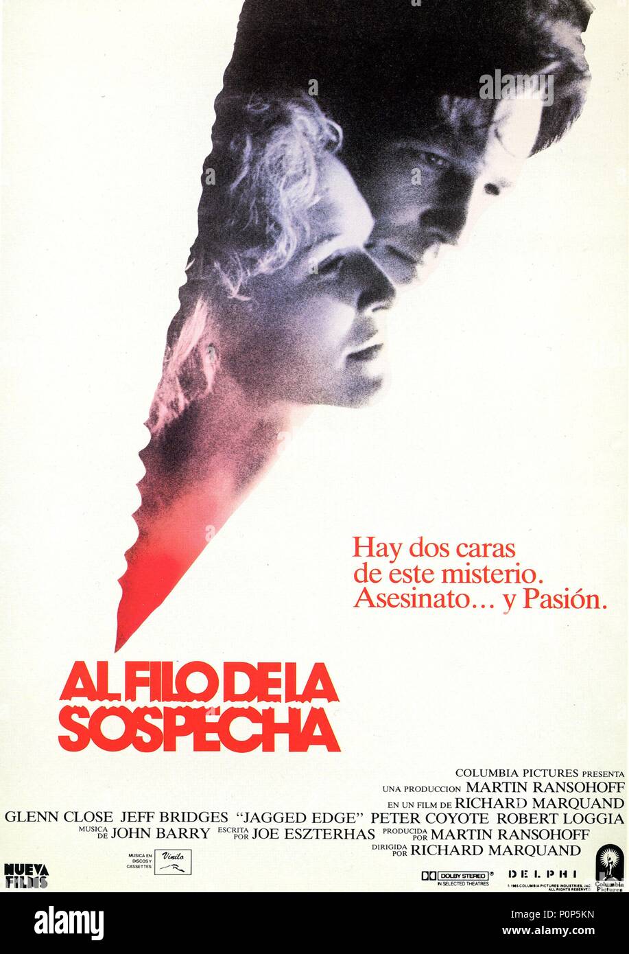 Original Film Title: JAGGED EDGE. English Title: JAGGED EDGE. Film ...