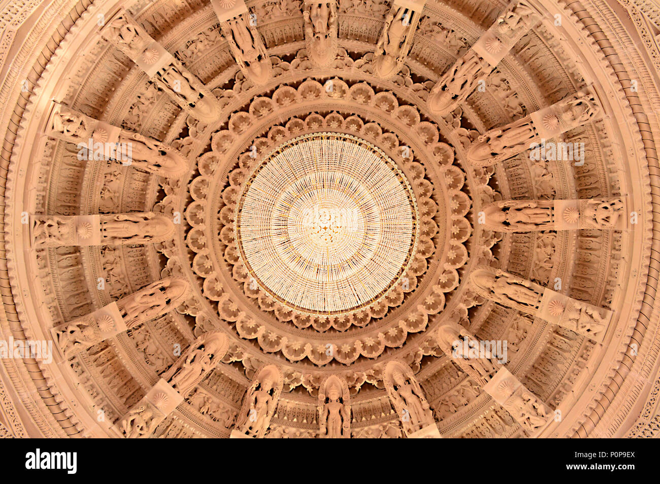 Interior high ceiling design of the temple tomb Stock Photo - Alamy