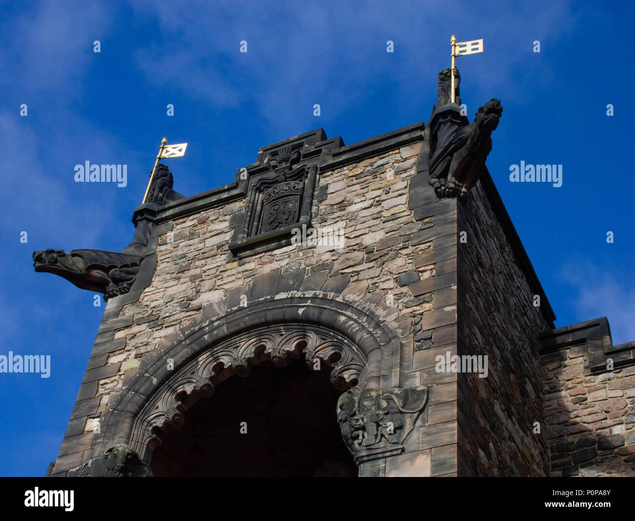 Top of the Scottish National War Memorial-Edinburgh Castle, Scotland ...
