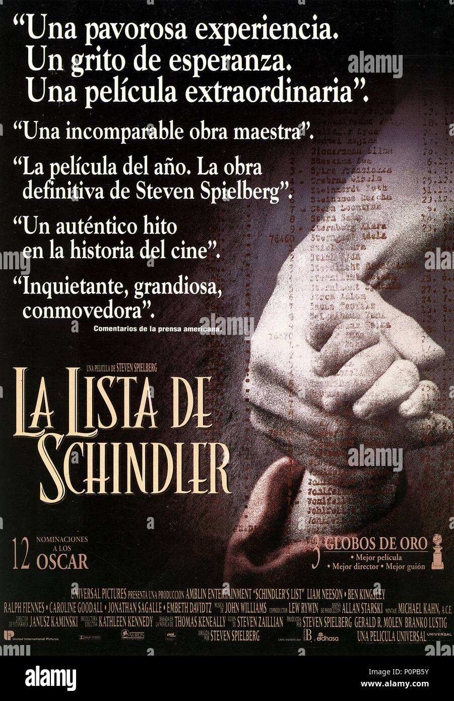 Original Film Title: SCHINDLER'S LIST. English Title: SCHINDLER'S LIST ... Original Film Title: SCHINDLER'S LIST. English Title: SCHINDLER'S LIST ...