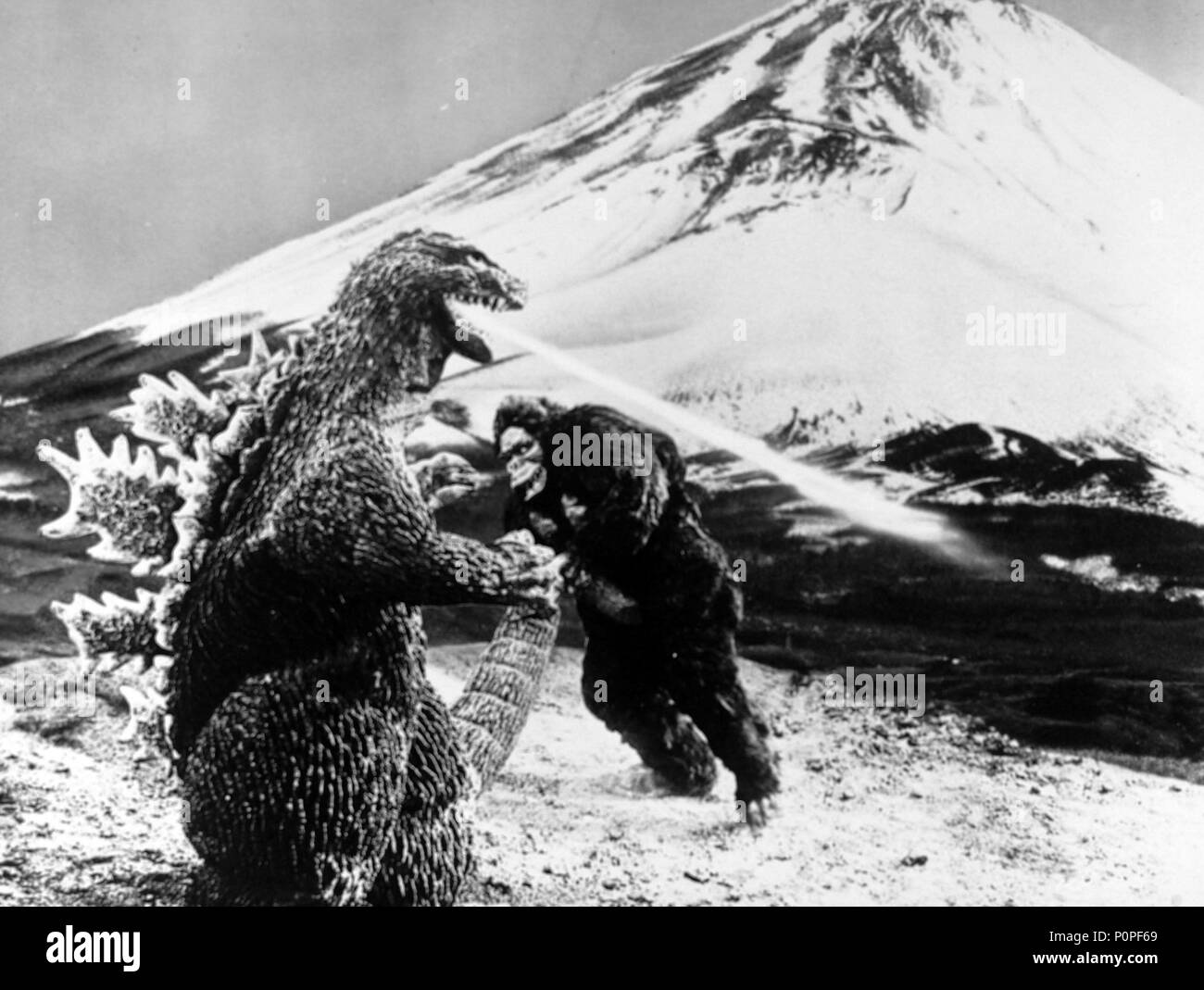Godzilla Black and White Stock Photos & Images - Alamy