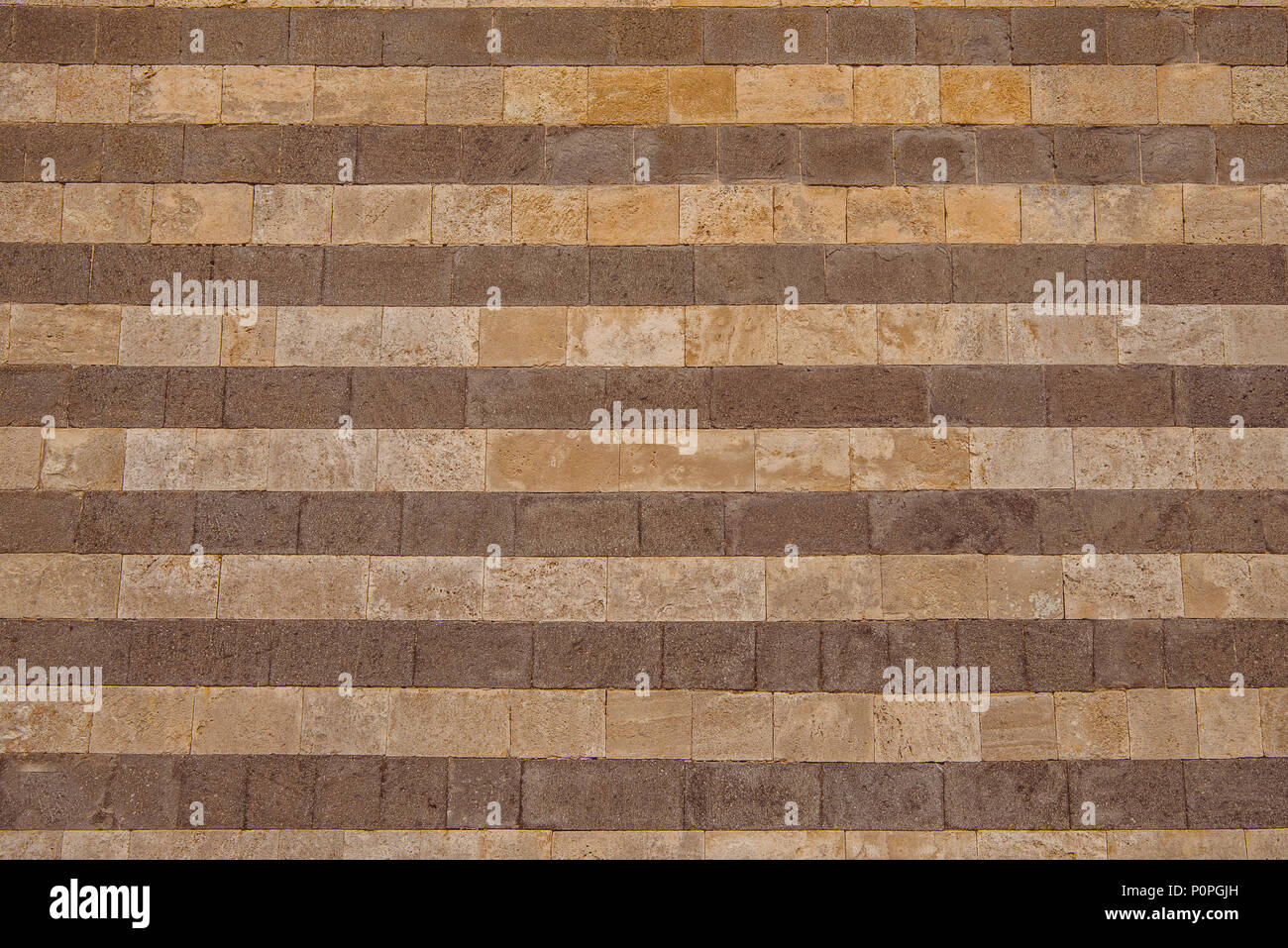 wall of bricks in Orvieto, Rome suburb, Italy Stock Photo - Alamy