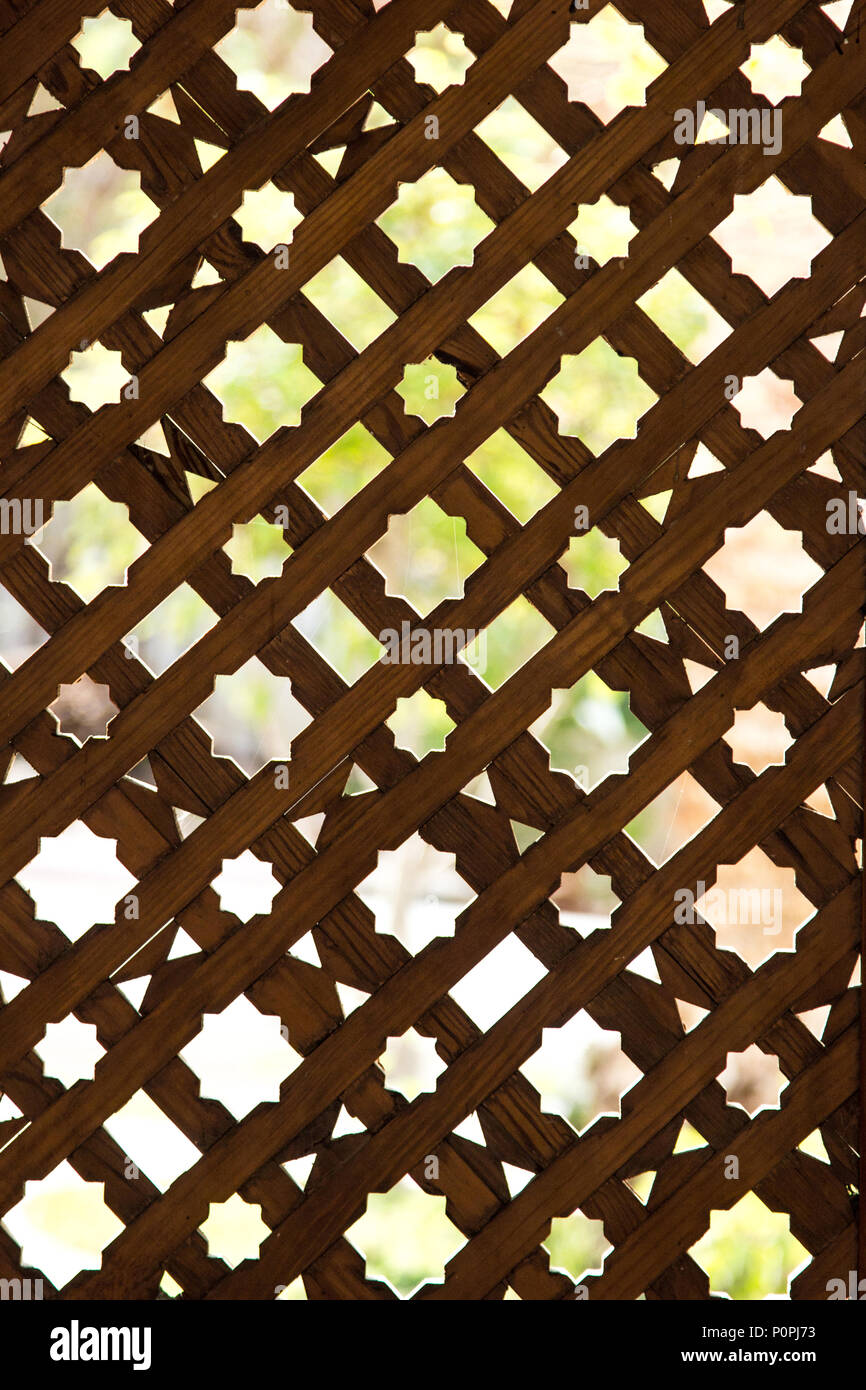 texture of decorative wooden gate, close-up view Stock Photo - Alamy