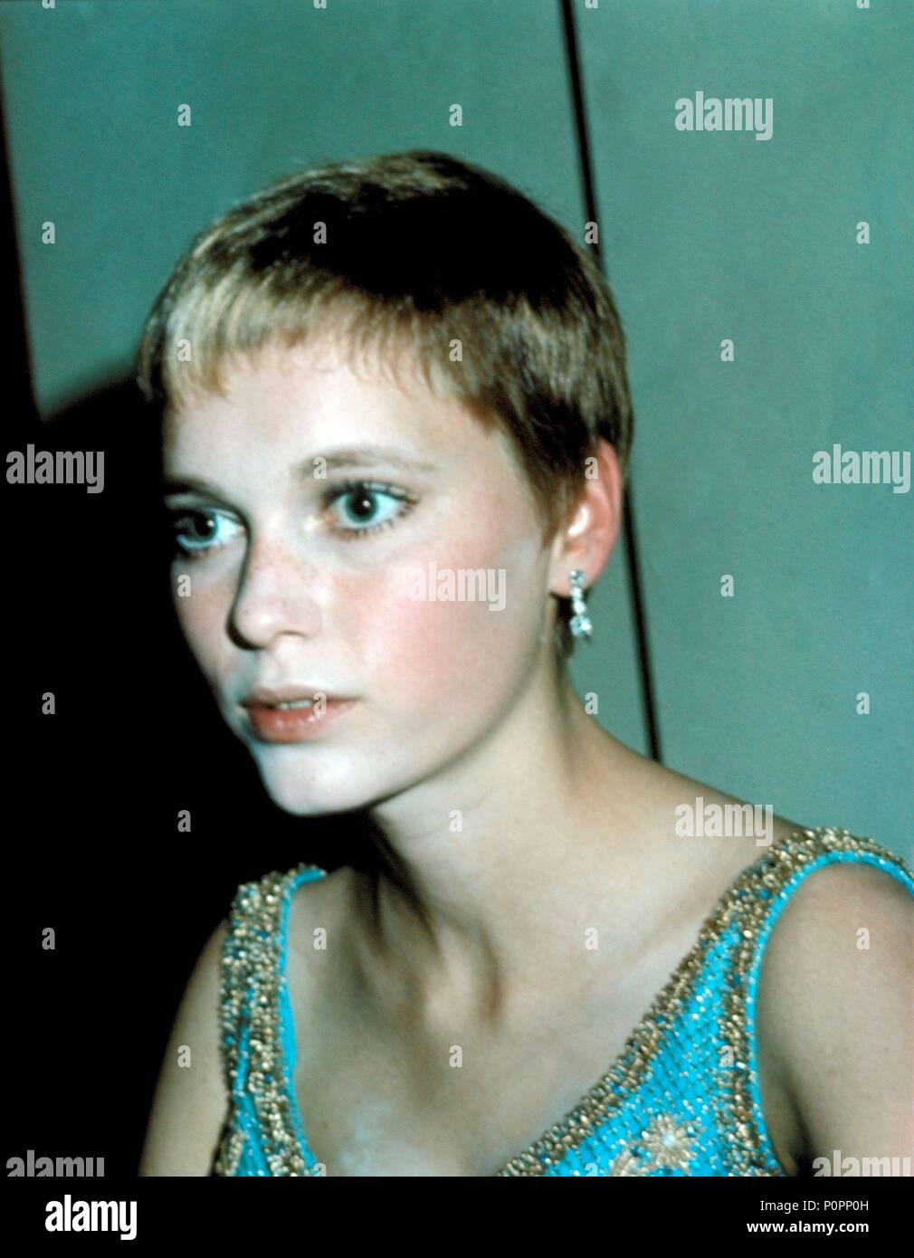 Mia Farrow Pixie Cut