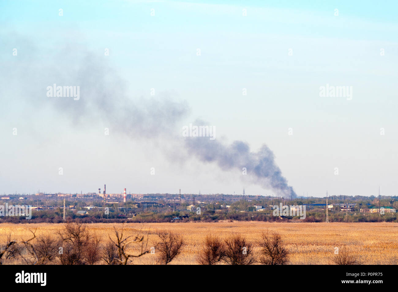 Plume smoke distance hi-res stock photography and images - Alamy