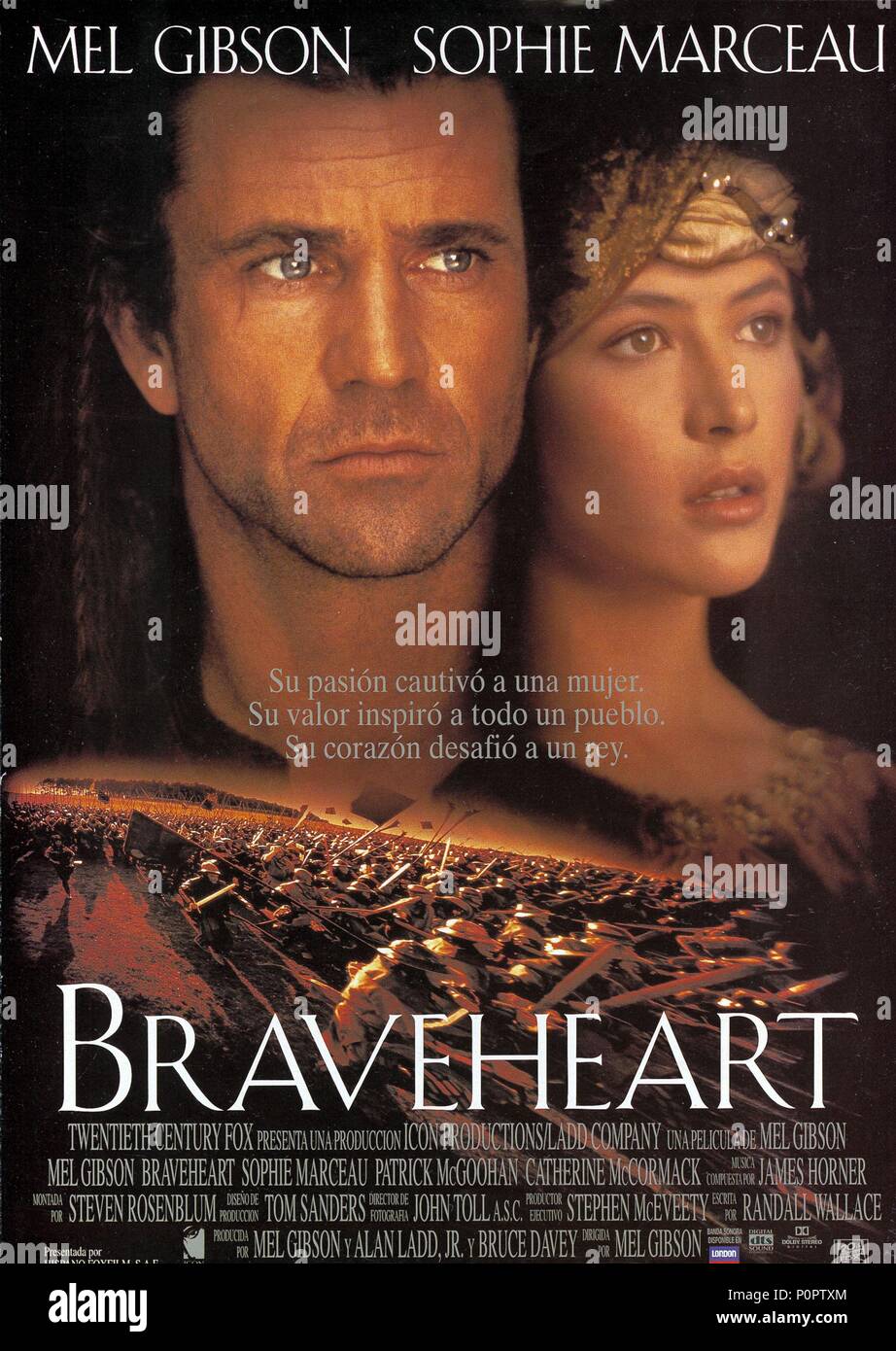 Original Film Title: BRAVEHEART. English Title: BRAVEHEART. Film ...