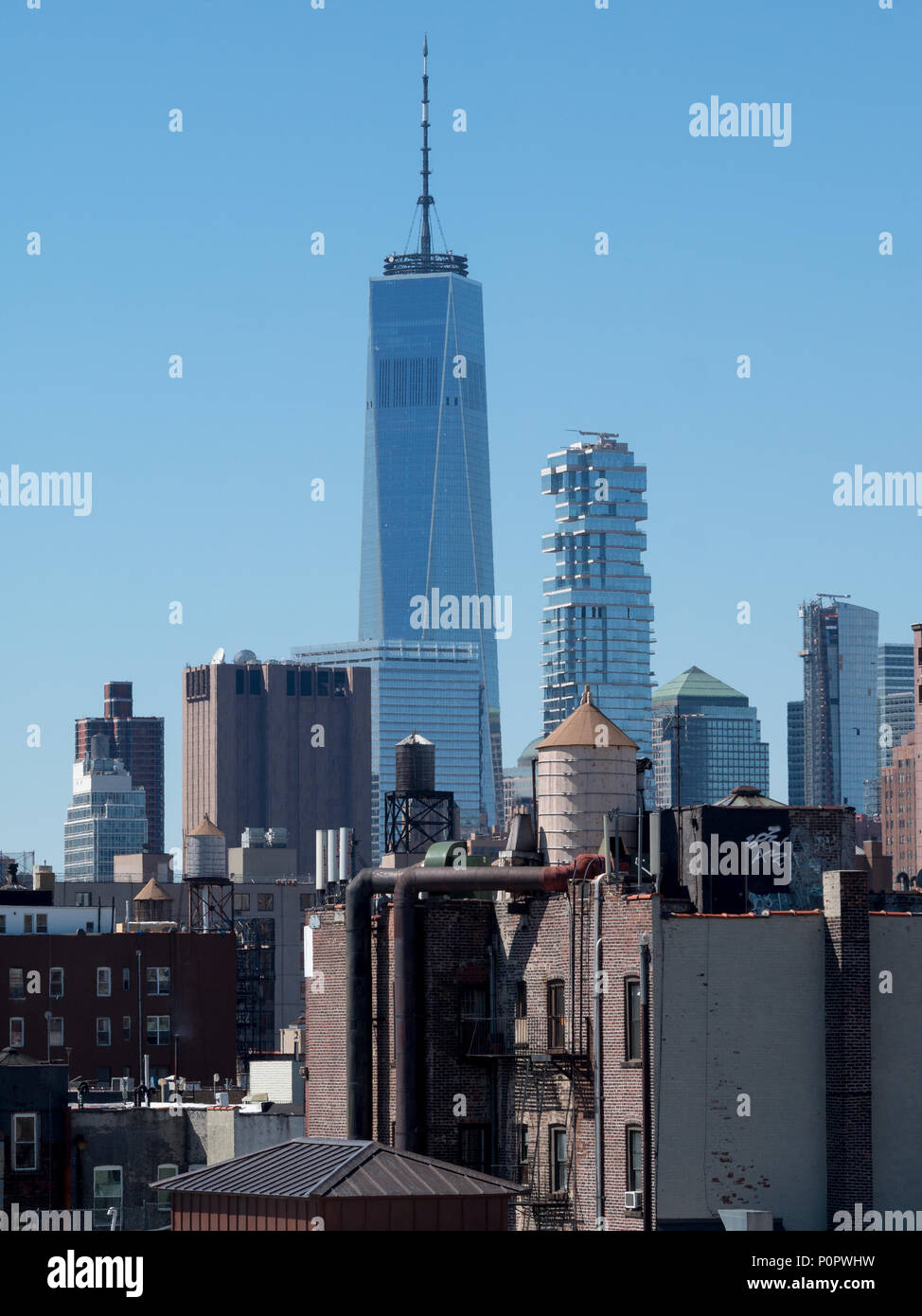 South Manhattan skyline Stock Photo - Alamy