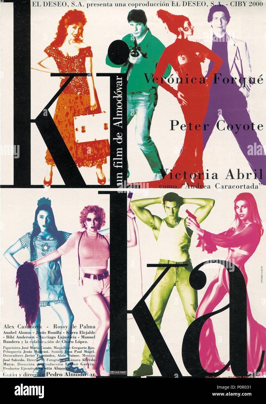 Pedro almodovar film poster hi-res stock photography and images - Alamy