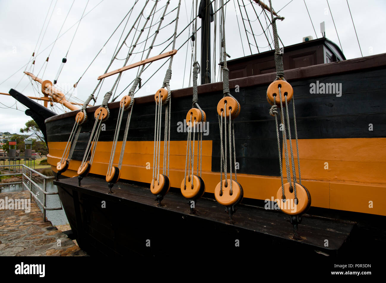 Brig Amity Replica Ship - Albany - Australia Stock Photo - Alamy