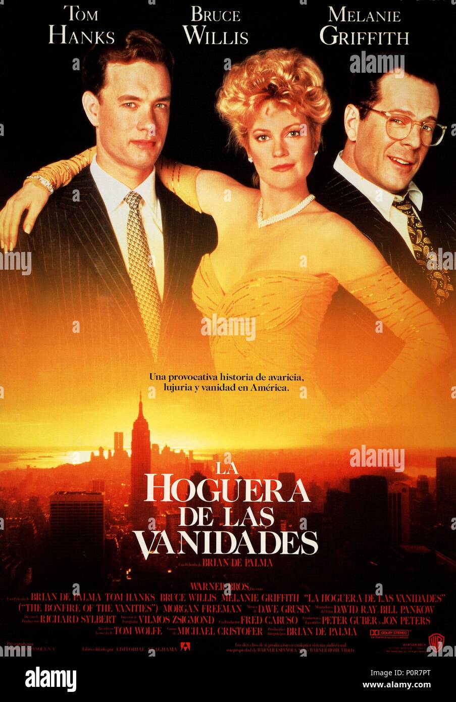 Original Film Title: THE BONFIRE OF THE VANITIES. English Title: THE ...