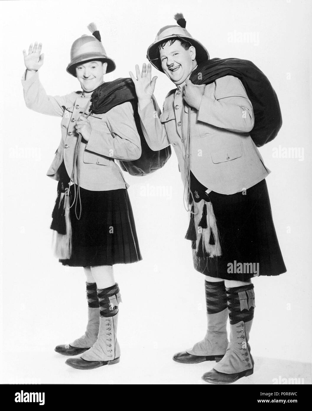 Stan laurel and oliver hardy bonnie scotland hi-res stock photography ...