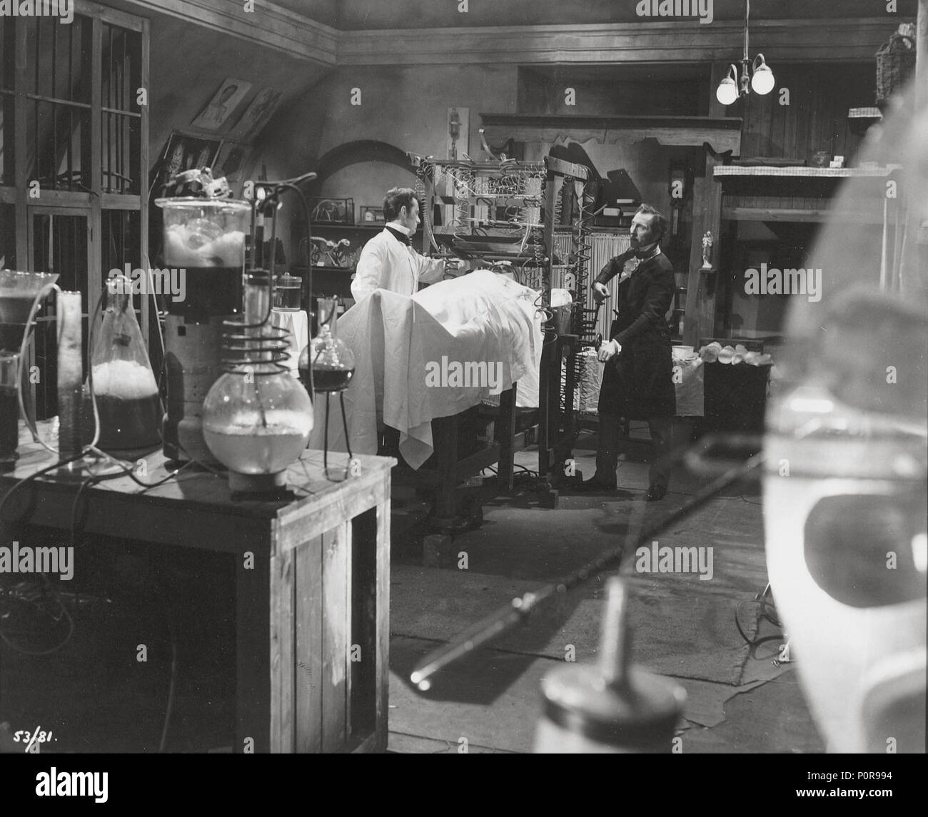 Frankenstein laboratory hi-res stock photography and images - Alamy