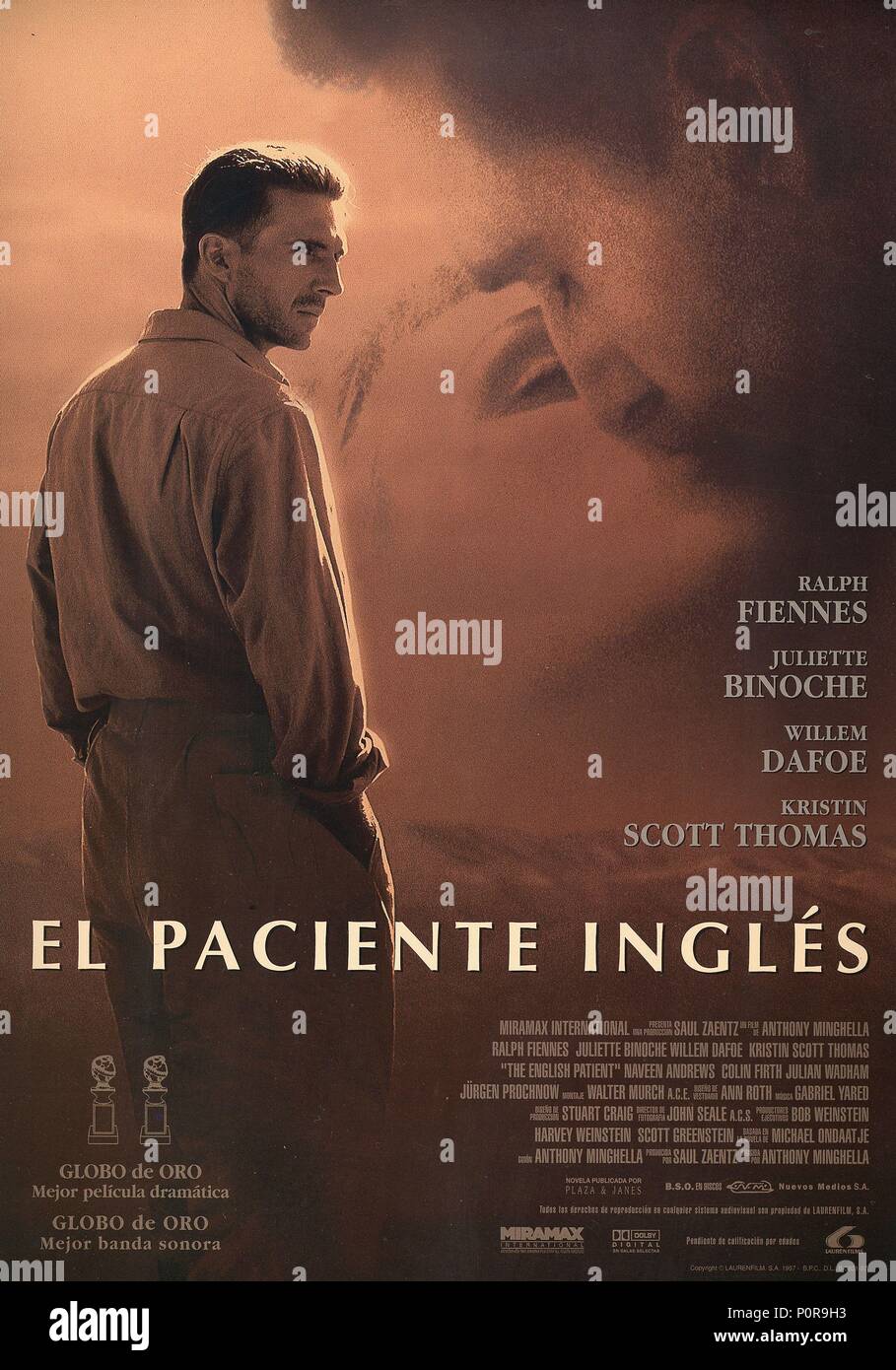 Original Film Title: THE ENGLISH PATIENT. English Title: THE ENGLISH ...