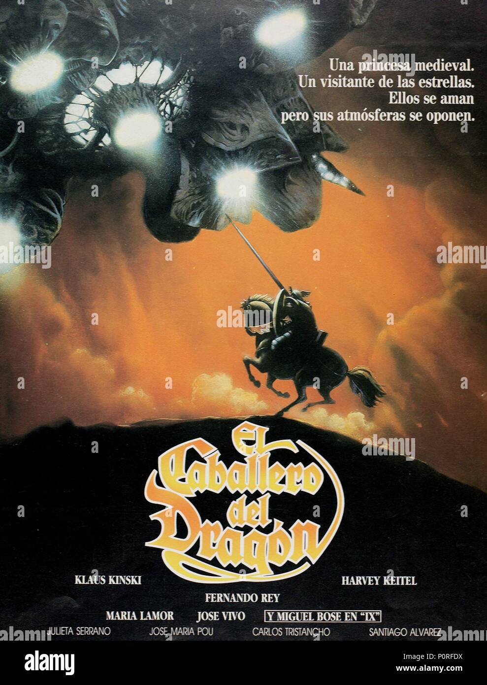 Original Film Title: EL CABALLERO DEL DRAGON. English Title: THE KNIGHT ...