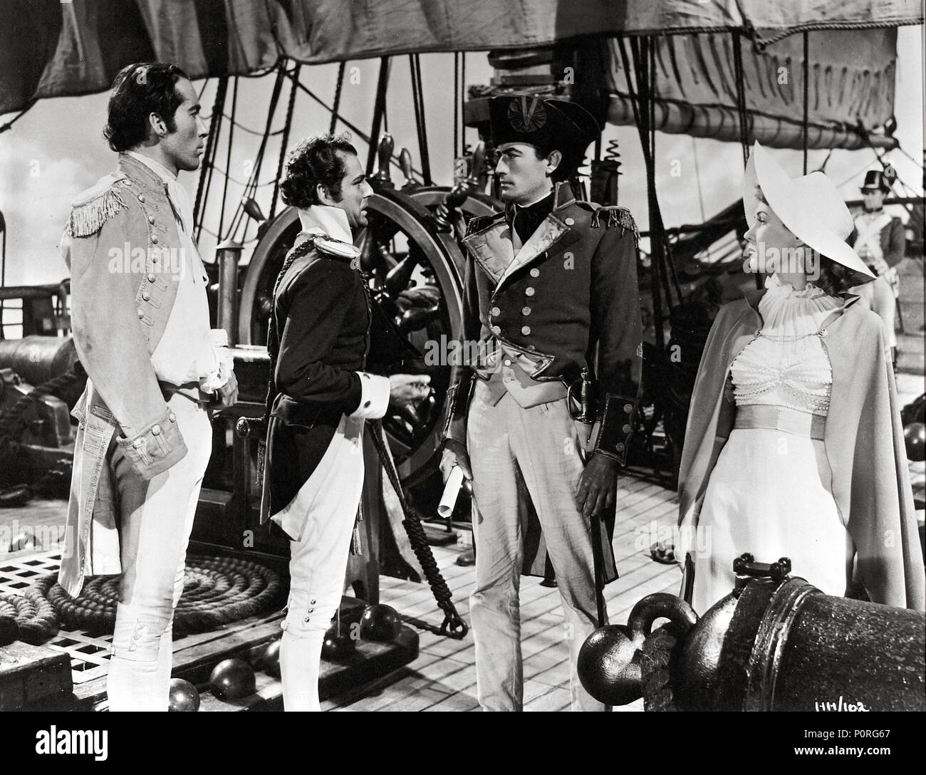 Virginia mayo gregory peck captain hi-res stock photography and images ...