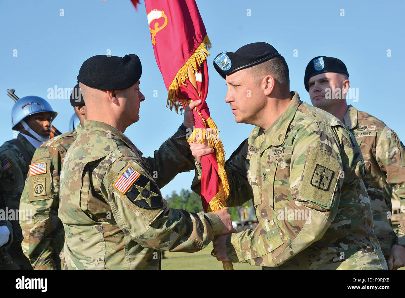Col. Sean P. Davis, 59th Ordnance Brigade commander, passes the 832nd ...