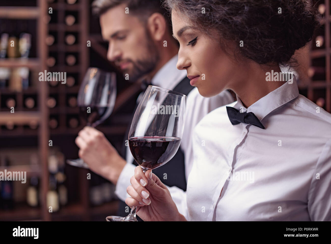 Female wine sommeliers hi-res stock photography and images - Alamy
