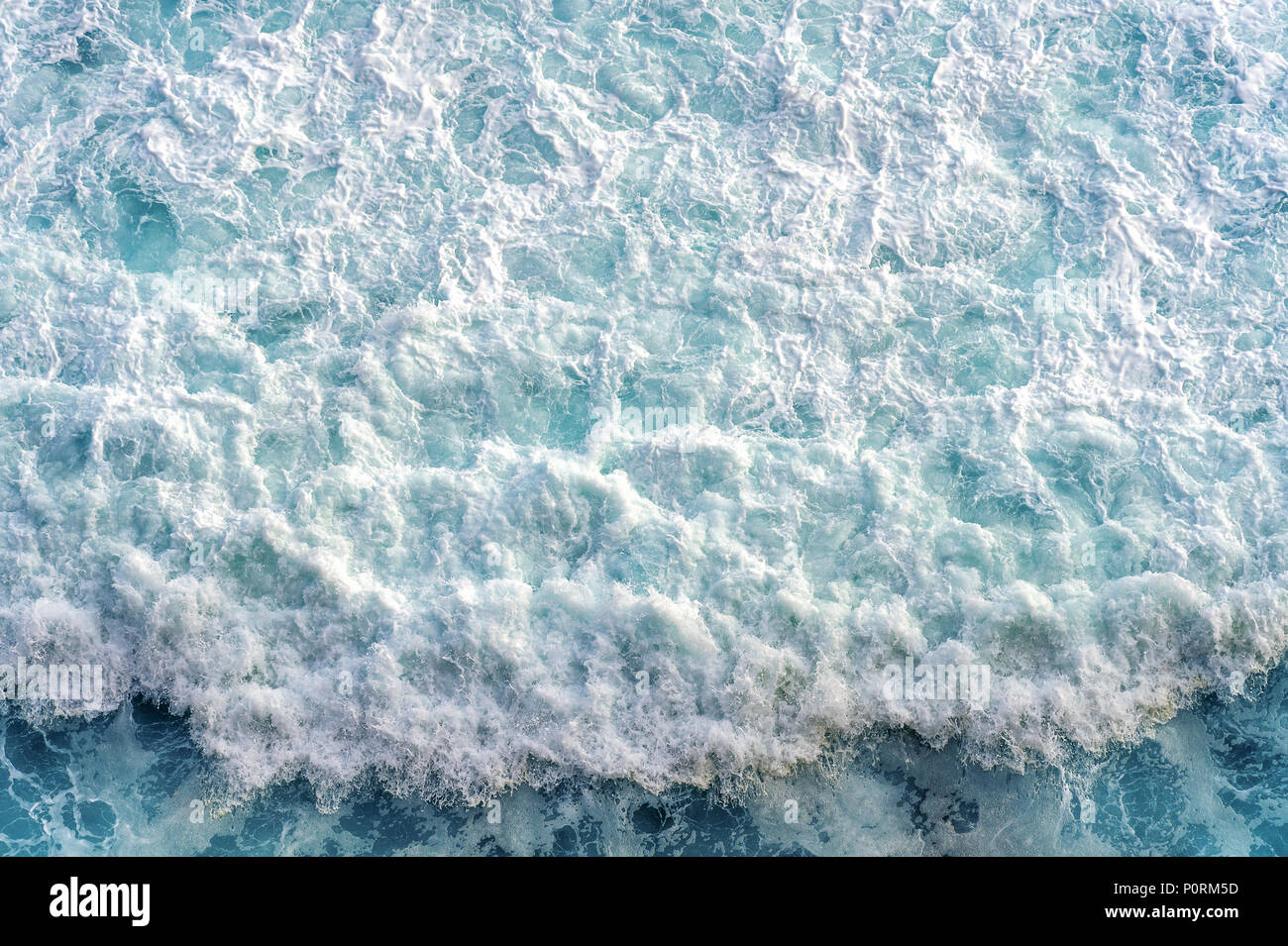 Aerial view of the ocean wave Stock Photo - Alamy