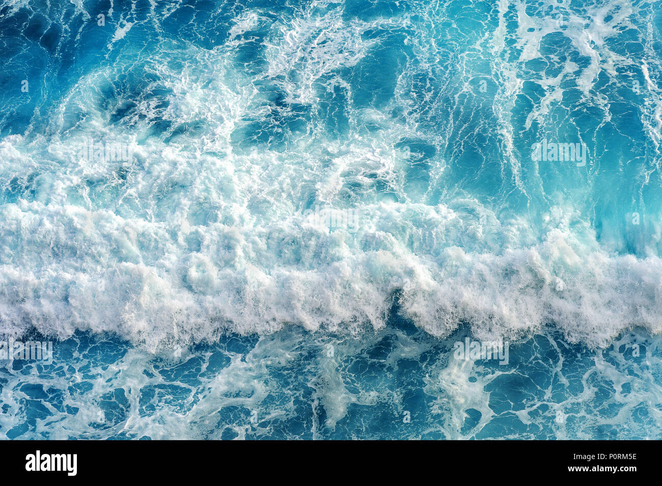 Aerial view of the ocean wave Stock Photo - Alamy