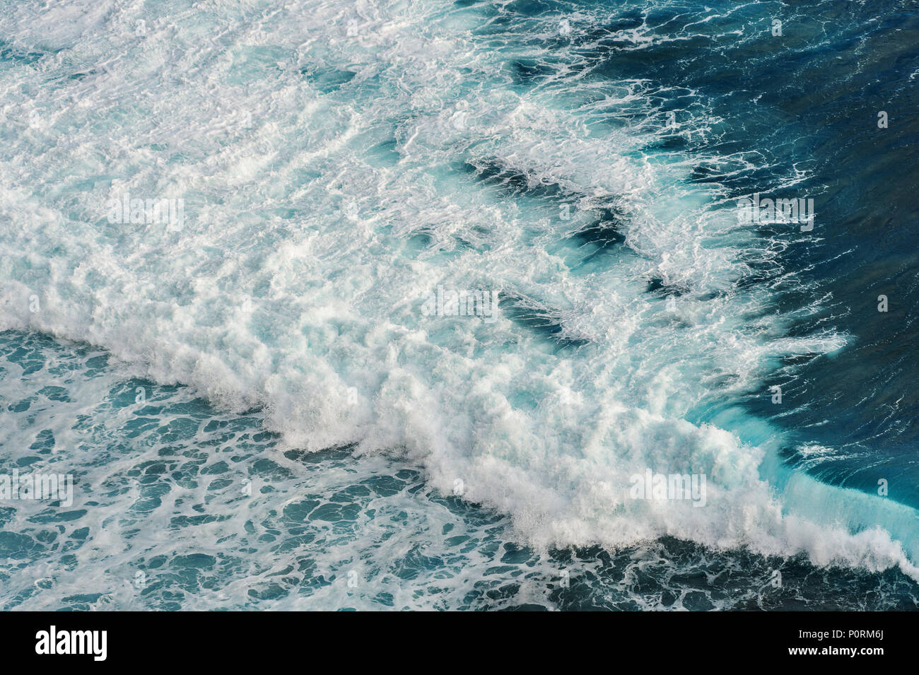 Aerial view of the ocean wave Stock Photo - Alamy