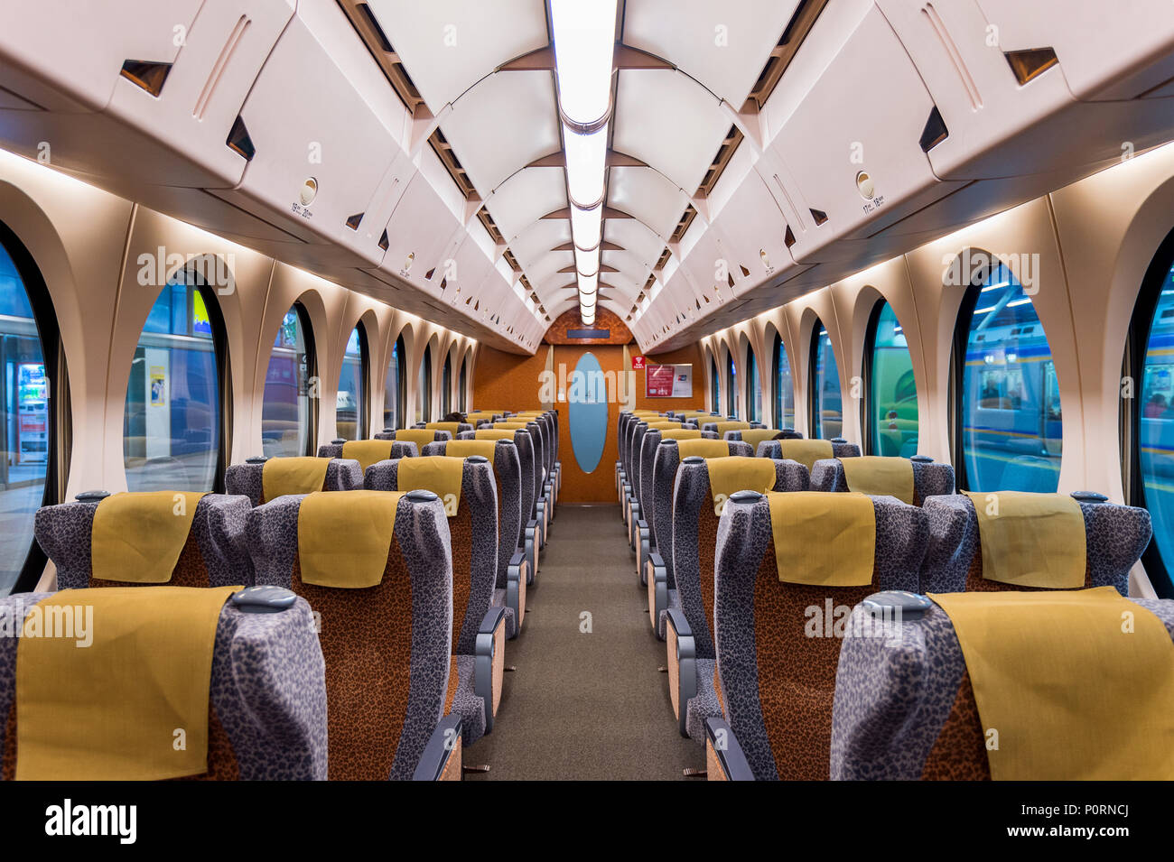 Modern train interior hi-res stock photography and images - Alamy