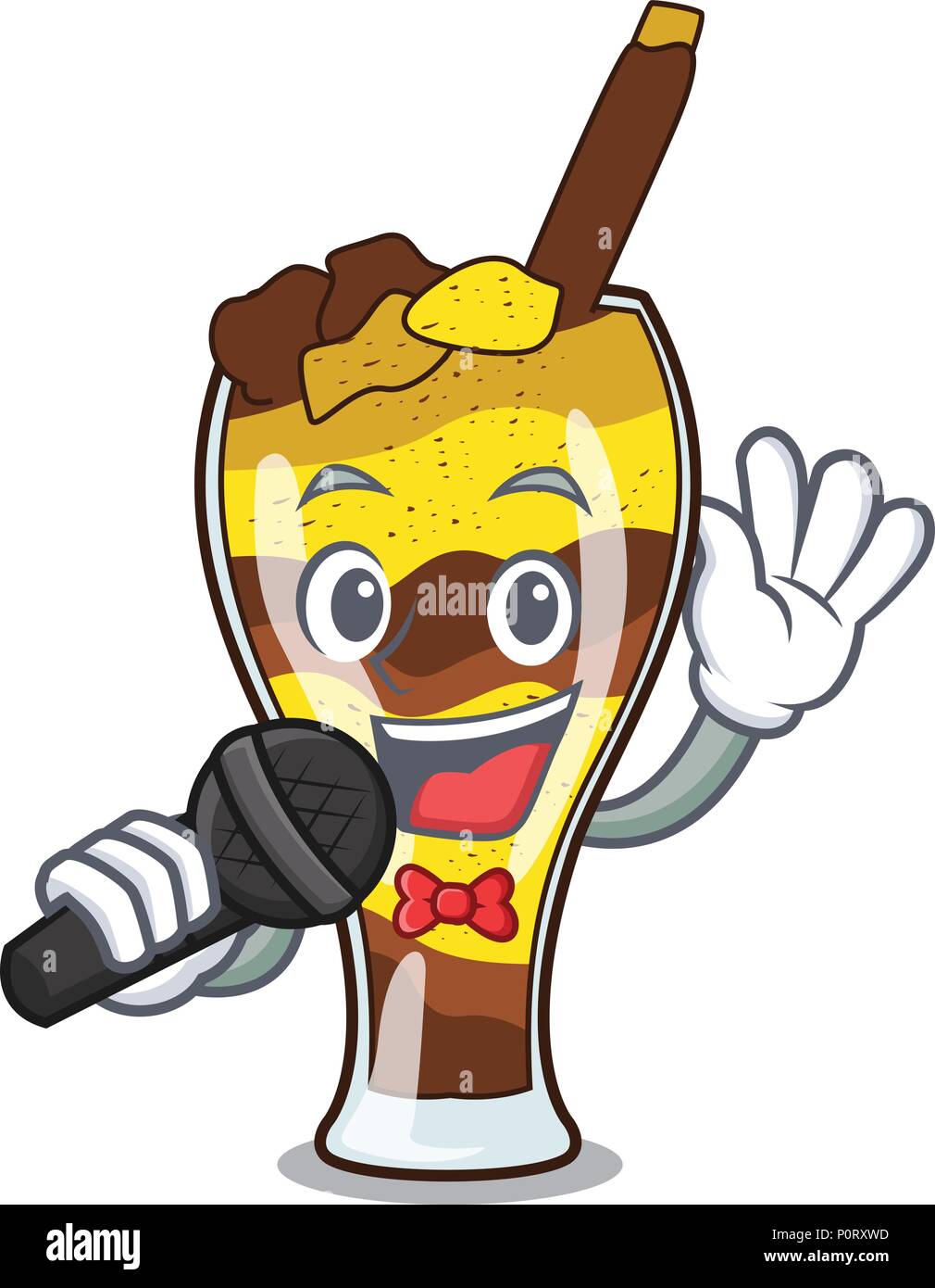 Singing mangonada fruit mascot cartoon Stock Vector Image & Art - Alamy