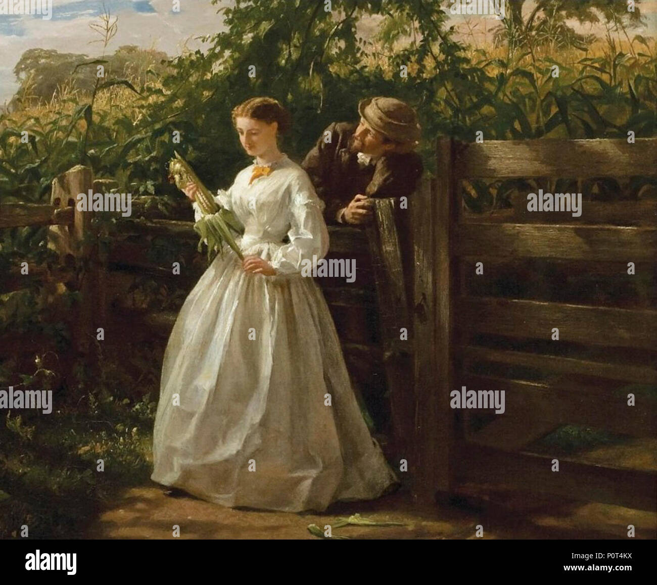 'In the Ear' by George Cochran Lambdin Stock Photo - Alamy