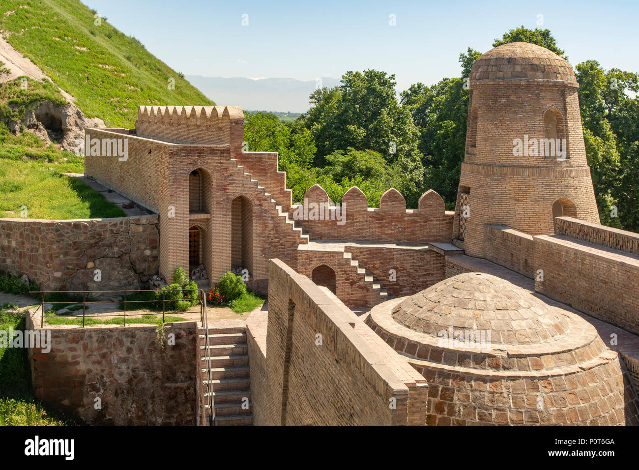 Ramparts at The Fortress, Hissar, Tajikistan Stock Photo - Alamy