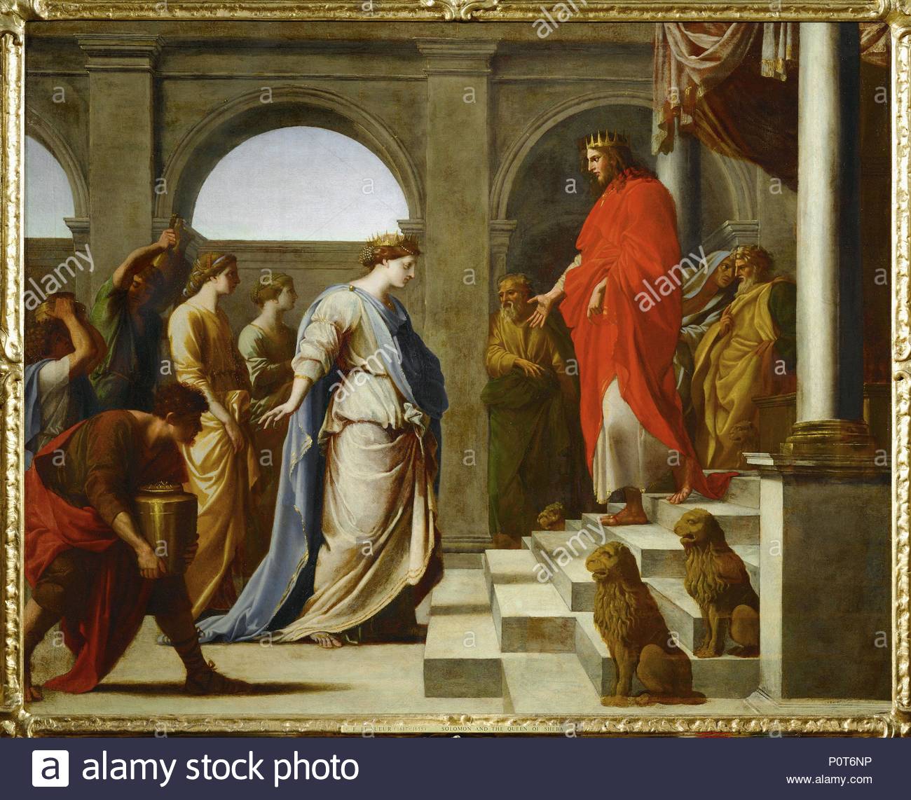 Salomon And Queen Of Saba Stock Photos & Salomon And Queen Of Saba ...