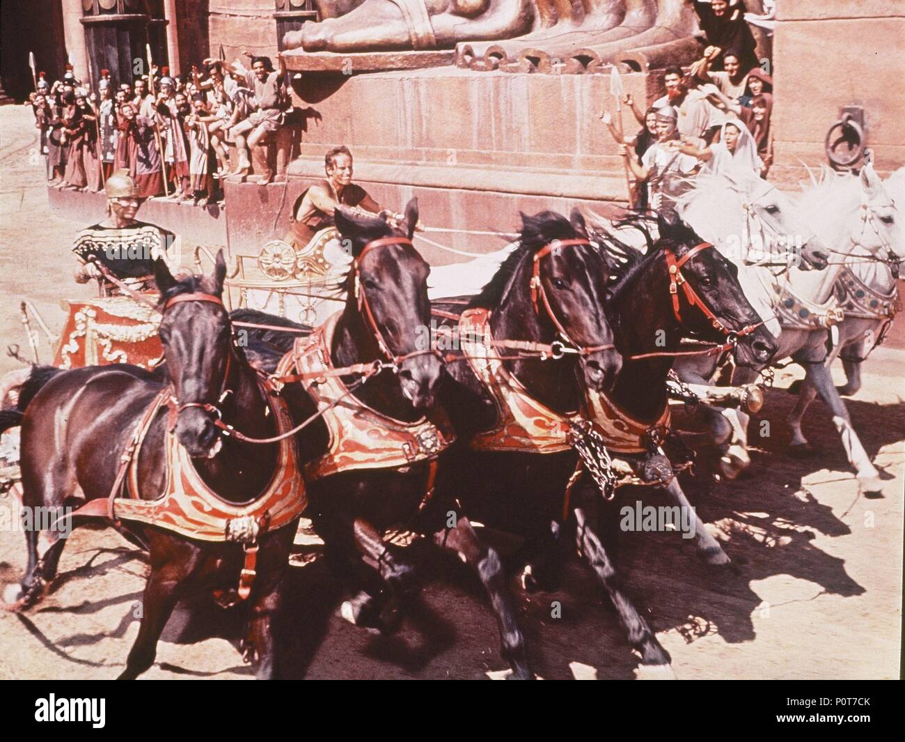 Ben hur chariot race scene 1959 hi-res stock photography and images - Alamy