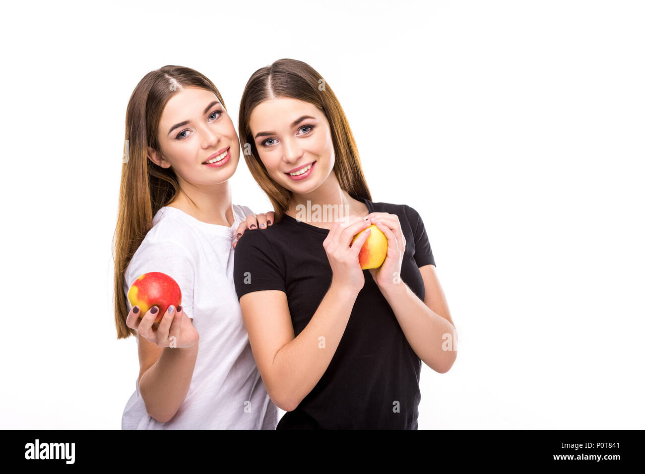 Twins apples hi-res stock photography and images - Alamy