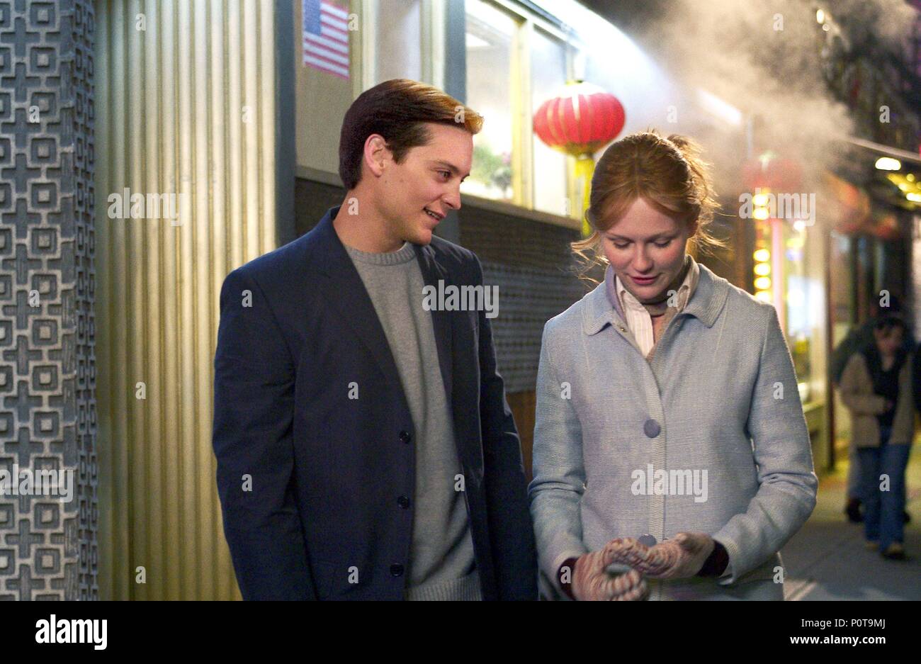 Tobey maguire as spider man film title spider man hi-res stock ...
