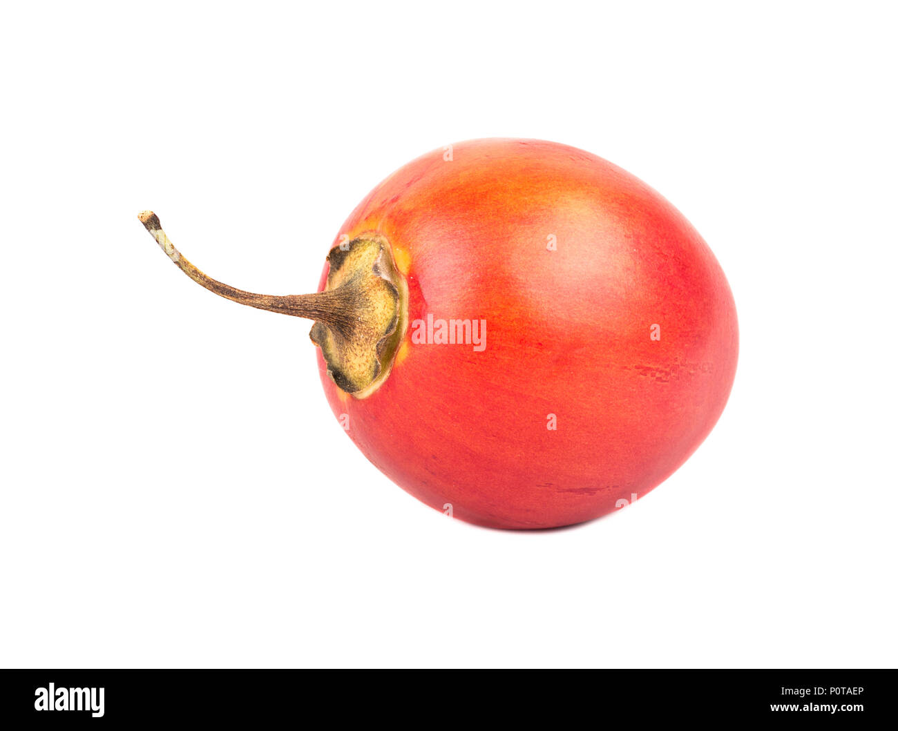 Fresh exotic fruit tamarillo isolated on white background Stock Photo ...